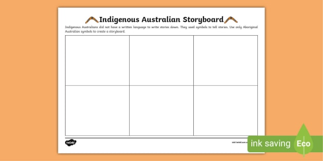 Indigenous Storyboard Template (teacher made)