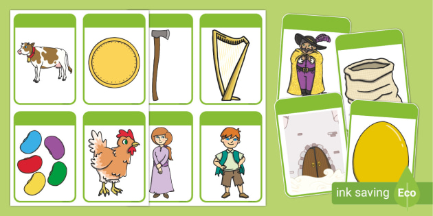 Jack and the Beanstalk Picture Cards (teacher made)