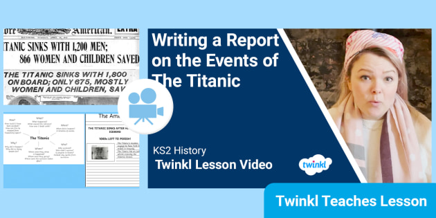 What Is the Story of the Titanic Sinking? - Twinkl Homework Help
