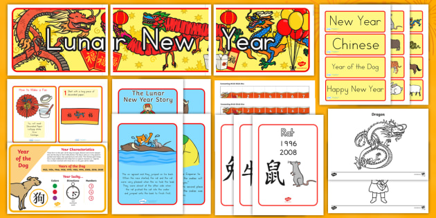 Lunar New Year Resource Pack - chinese new year, dog, year of the dog ...