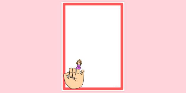 FREE! - Ruby Ring Page Border | Page Borders | Twinkl