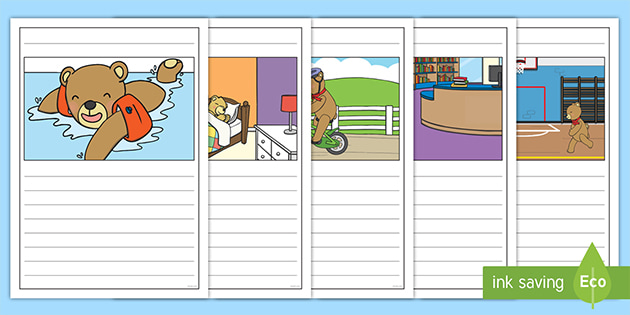 Teddy Bear Writing Frames (teacher made)