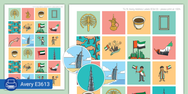 UAE Themed Stickers