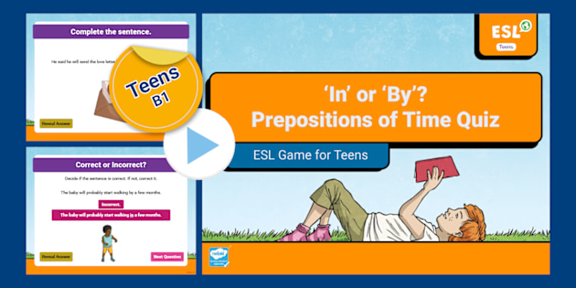 Prepositions of Time | twinkl.com.au