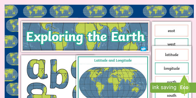 KS2 Exploring the Earth Geography Display Pack