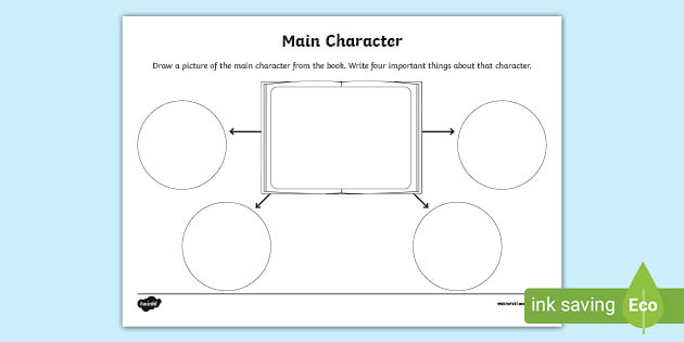 Main Character Reading Comprehension Activity