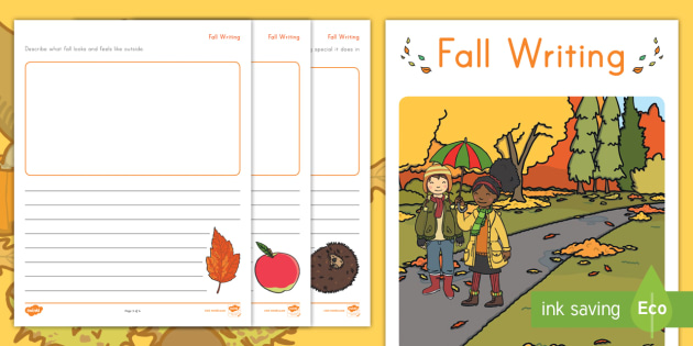 Fall Writing Activity Booklet (teacher made)