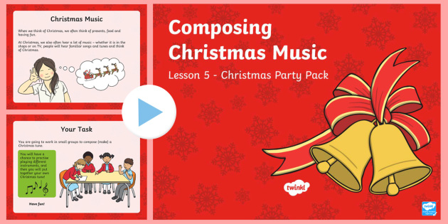 KS1 Composing Christmas Music PowerPoint (teacher made)
