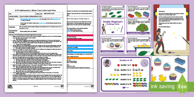 Doubling - Maths Mastery - EYFS Foundation Planning Resources