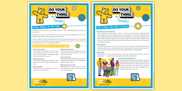 FREE! - * NEW * BBC Children in Need Student Council Poster - children in