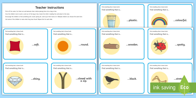 Find Something That Is... Challenge Cards (teacher made)