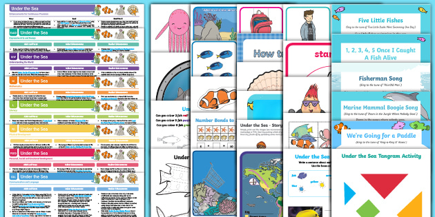 EYFS Under the Sea Planning and Continuous Provision Pack