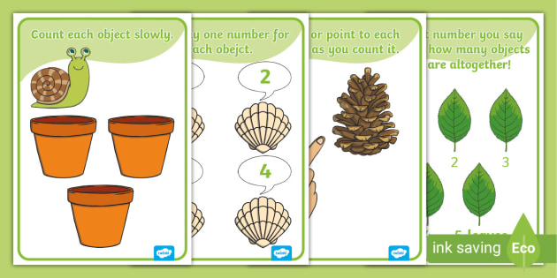 Careful Counting Prompts Display Posters (teacher made)