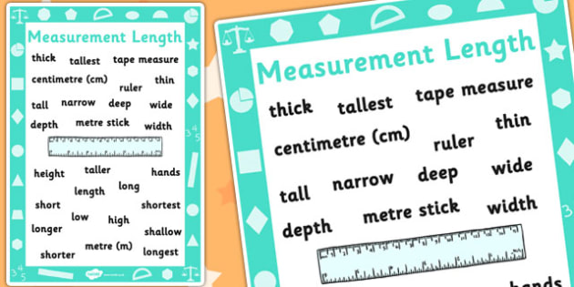 FREE! - Key Stage 1 Measurement Length Poster - Measure, Length, Poster