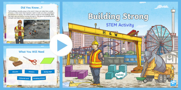 Building Strong STEM PowerPoint (teacher made)
