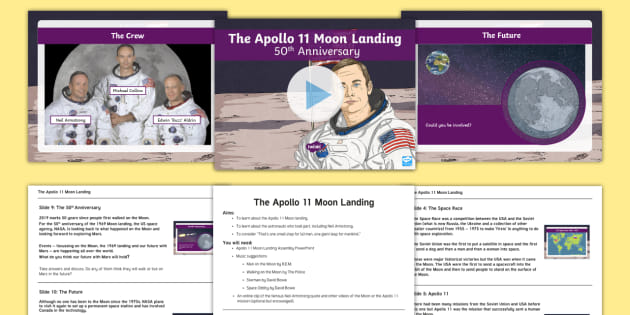 The Apollo 11 Moon Landings Anniversary Assembly Pack