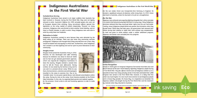 Indigenous Australians ANZAC Soldiers | Anzac Day