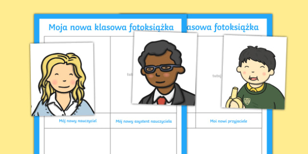 Moja nowa klasowa fotoksiążka po polsku (teacher made)