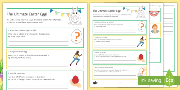 The Ultimate Easter Egg Worksheet (teacher made)