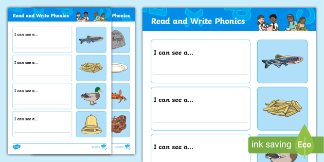 Read and Write Phonics Activity Sheet (teacher made)