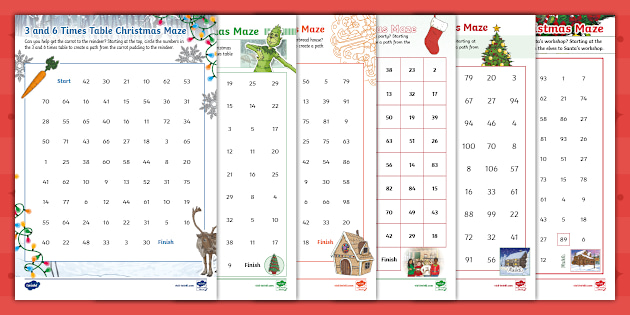 Christmas Times Tables | twinkl.com.au