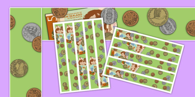 New Zealand Money Display Borders (teacher made)