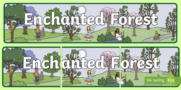 Enchanted Forest Display Banner (teacher made)