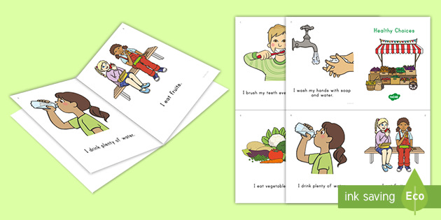 Healthy Choices Emergent Reader | Kindergarten | Twinkl USA