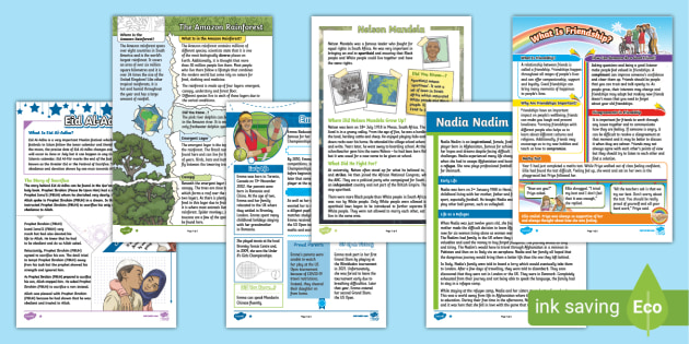 UKS2 July Reading Comprehension Pack (teacher made)