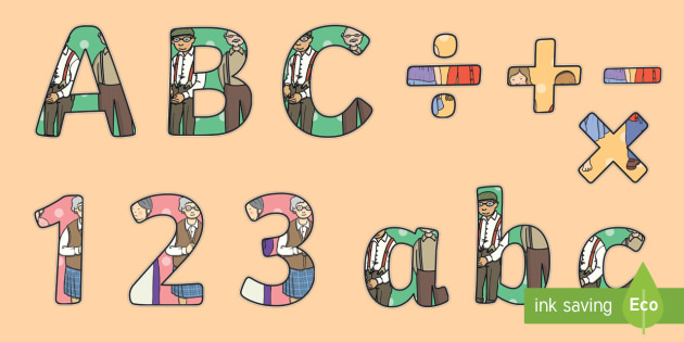 Grandparents Day Display Lettering (teacher made)