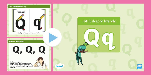 Totul despre litera Q și cuvinte cu Q în română
