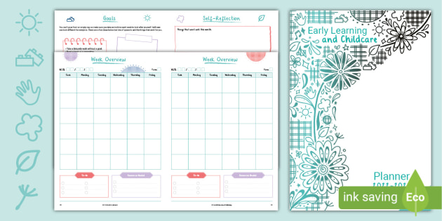 Early Childhood Educator Planner Scottish Academic Year