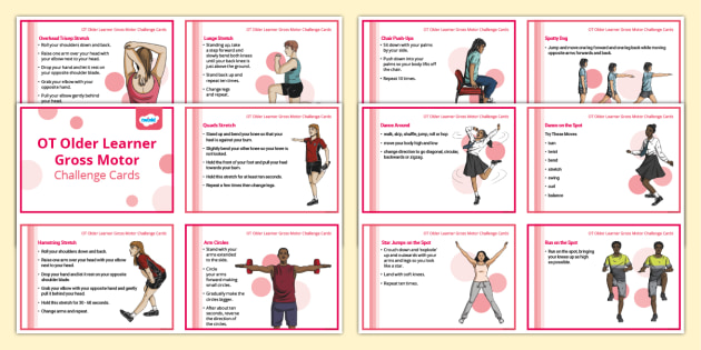 Gross Motor Exercise Cards