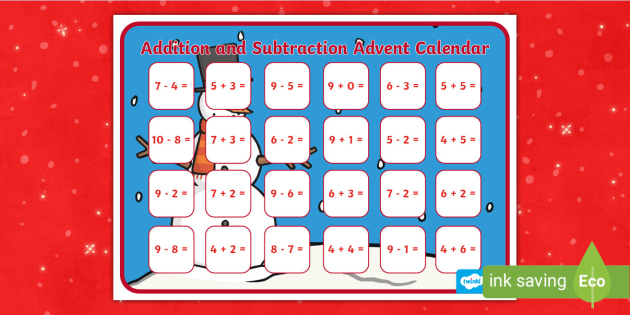 Maths Advent Calendars | twinkl.co.uk