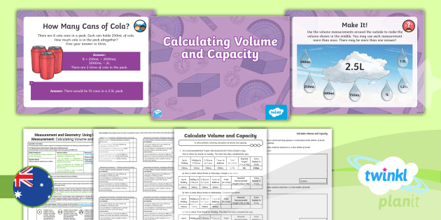 Year 6 Measurement: Solving Measurement Problems Lesson 3