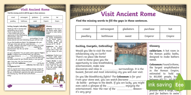 Roman History Activities | twinkl.co.uk