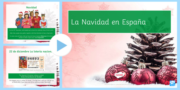 Christmas in Spain Information and Quiz KS3 PowerPoint Spanish