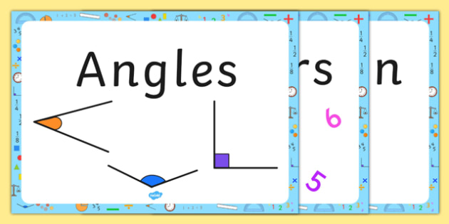 Math Area Display Posters (teacher made)