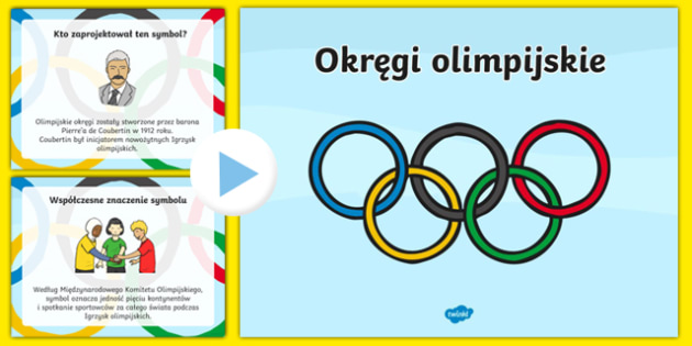 History of the Olympic Rings PowerPoint Polish