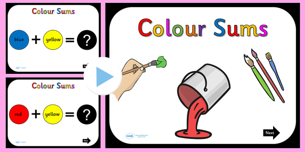 Colour Sums PowerPoint (teacher made)