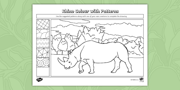 Rhino Activities | twinkl.com.au