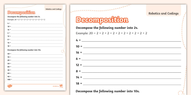 Decomposition Maths Resources | twinkl.co.uk