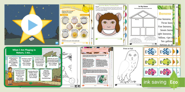 EYLF Term 1 Week 2 Remote Home Learning Pack