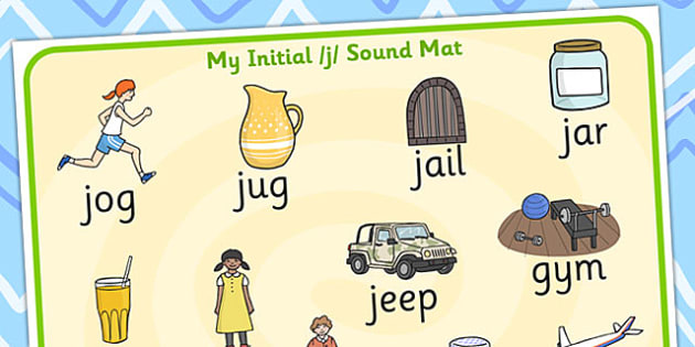 FREE! - Initial j Sound Mat (teacher made)