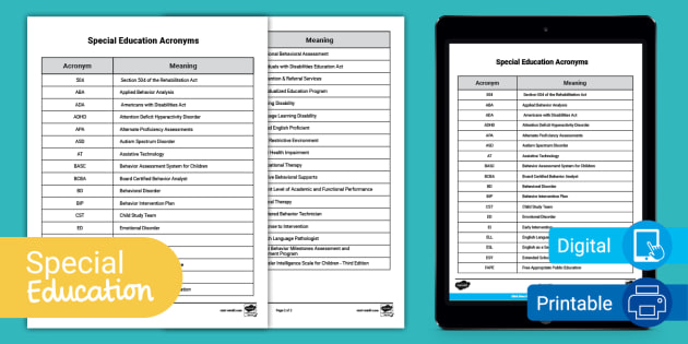 Word Acronym For Educator