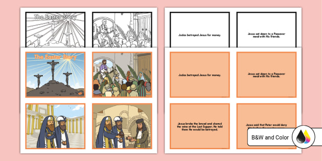 The Easter Story Matching Sequencing Cards (teacher made)
