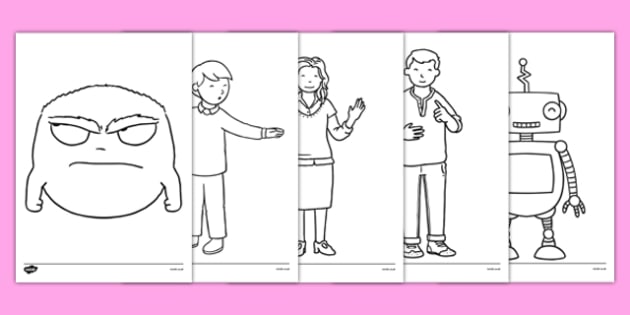 Not Right Now Colouring Sheets (teacher made)