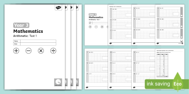 Year 3 Optional SATs Mental Maths Test Pack | Teacher-made