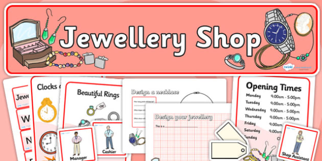 Jewellery Shop Role Play Pack (teacher made)