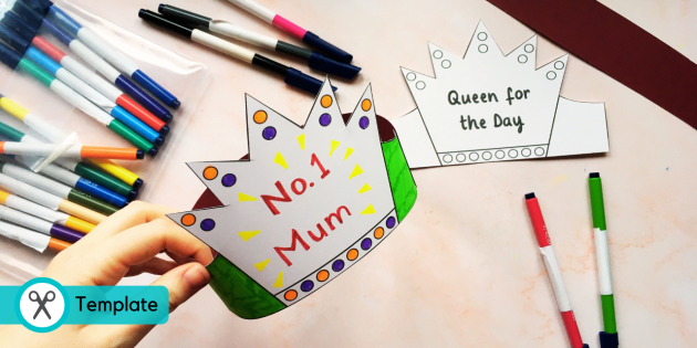 Mothers Day Crown | Mother's Day Printables (teacher made)
